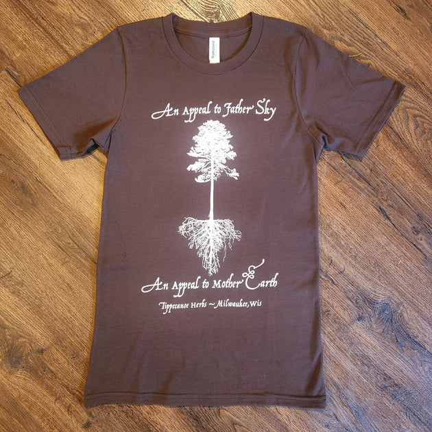 Organic Cotton Tree Print Shirt | Tippecanoe Herbs